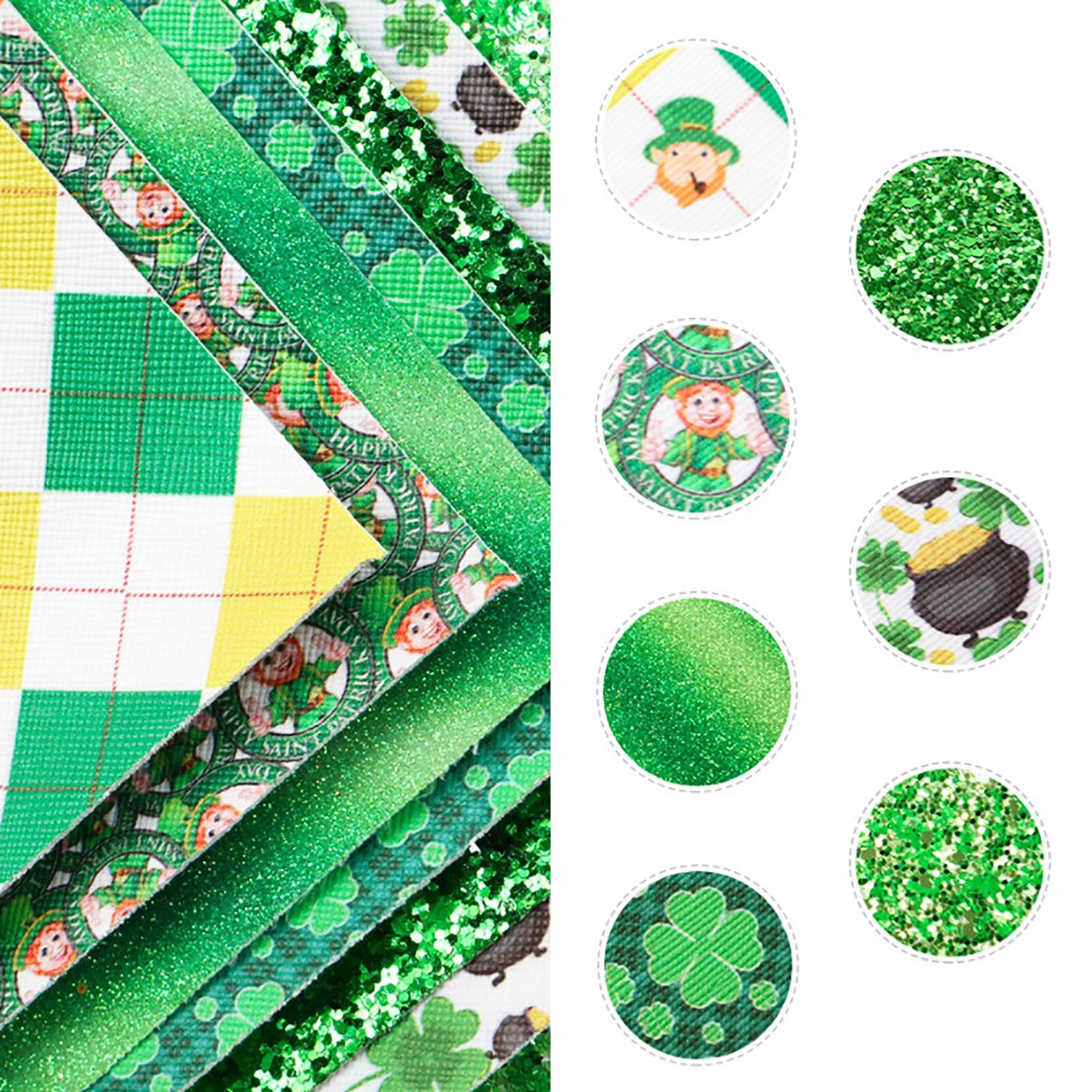 Pu Leer Stof Duurzaam St. Patricks Day Leer Voor G... – Grandado