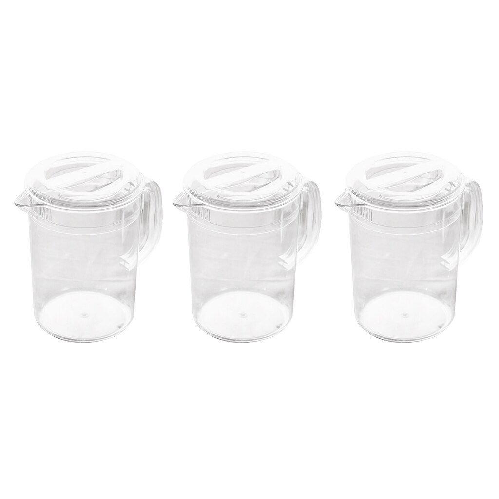 3 Packs Clear Pitcher With Lid For Water Lemonade ... – Grandado