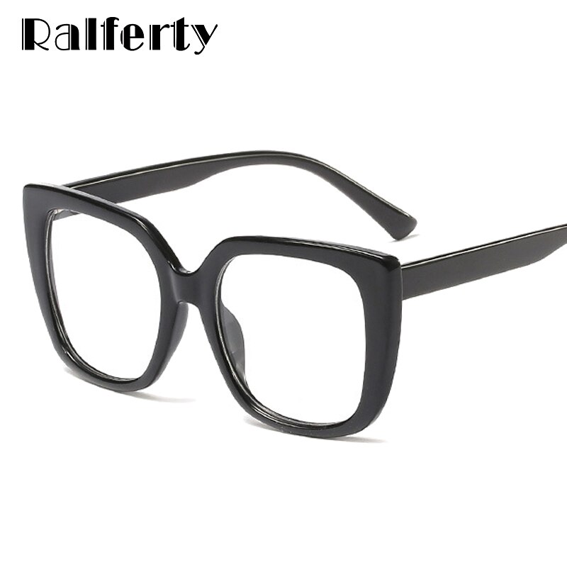 Ralferty Retro Leopard Eyeglasses Frame Women Eye Grandado