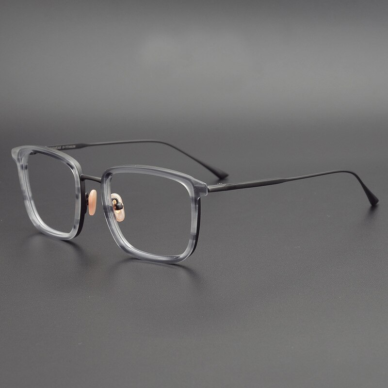 Titanium Acetate Glasses Frame Men Japanese Hand-m... – Grandado
