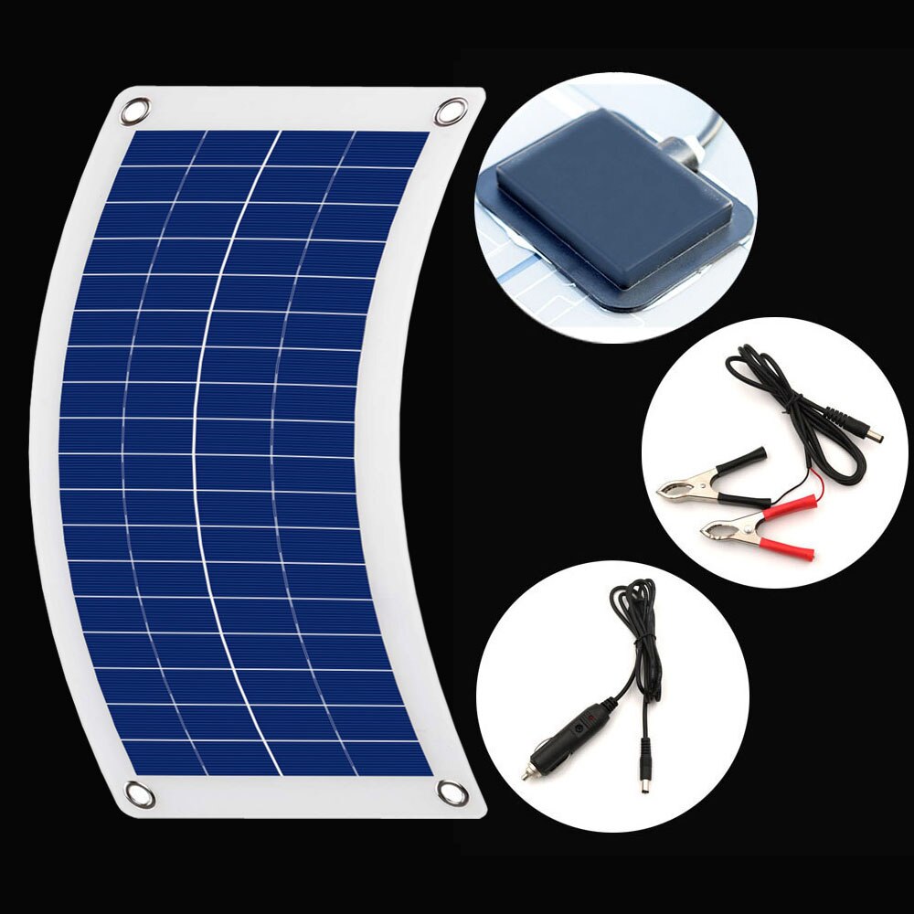Auto 12v acculader zonnepaneelcellen dubbele usb e... – Vicedeal