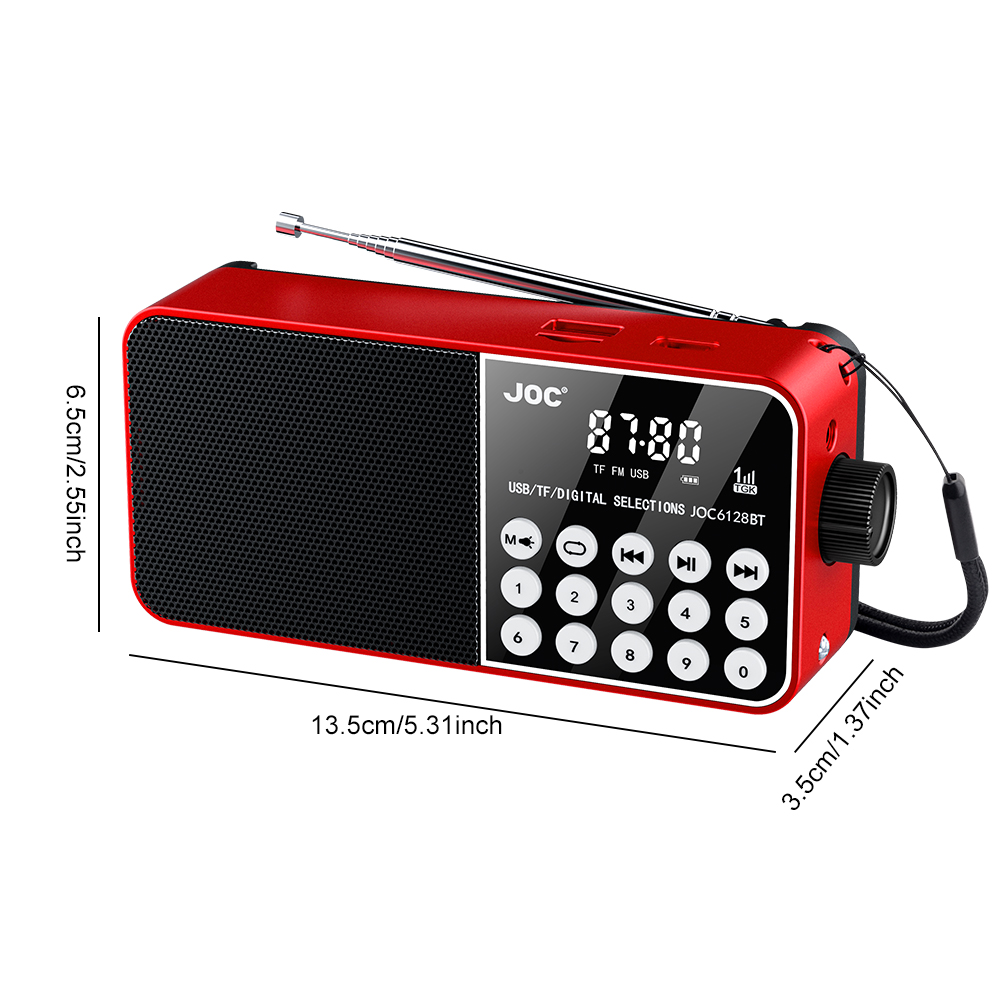Rundfunk MP3-Player Radio BT 5.4 Drahtloses Radio ... – Grandado