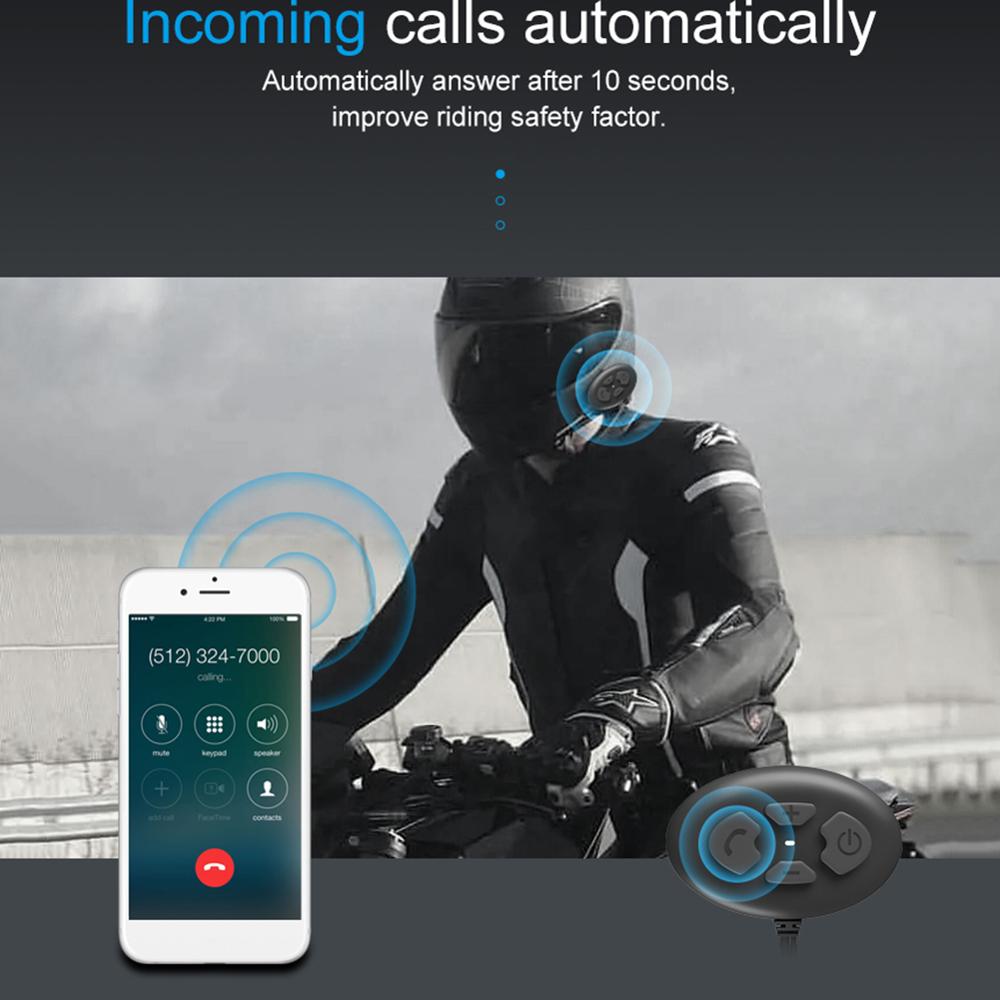 Motorcycle Helmet Bluetooth Headset IP54 Waterproo... – Grandado