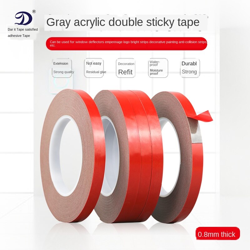 Acrylic Foam Adhesive Double Sided Tape 08mm Thick... – Vicedeal