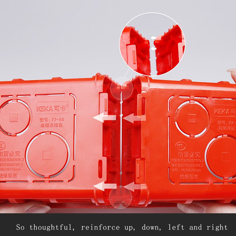 KEKA Universal junction box cassette adjustable mo... – Grandado