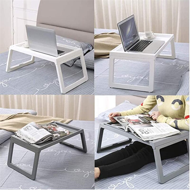 Portable laptop desk, folding bed tray stand break... – Vicedeal