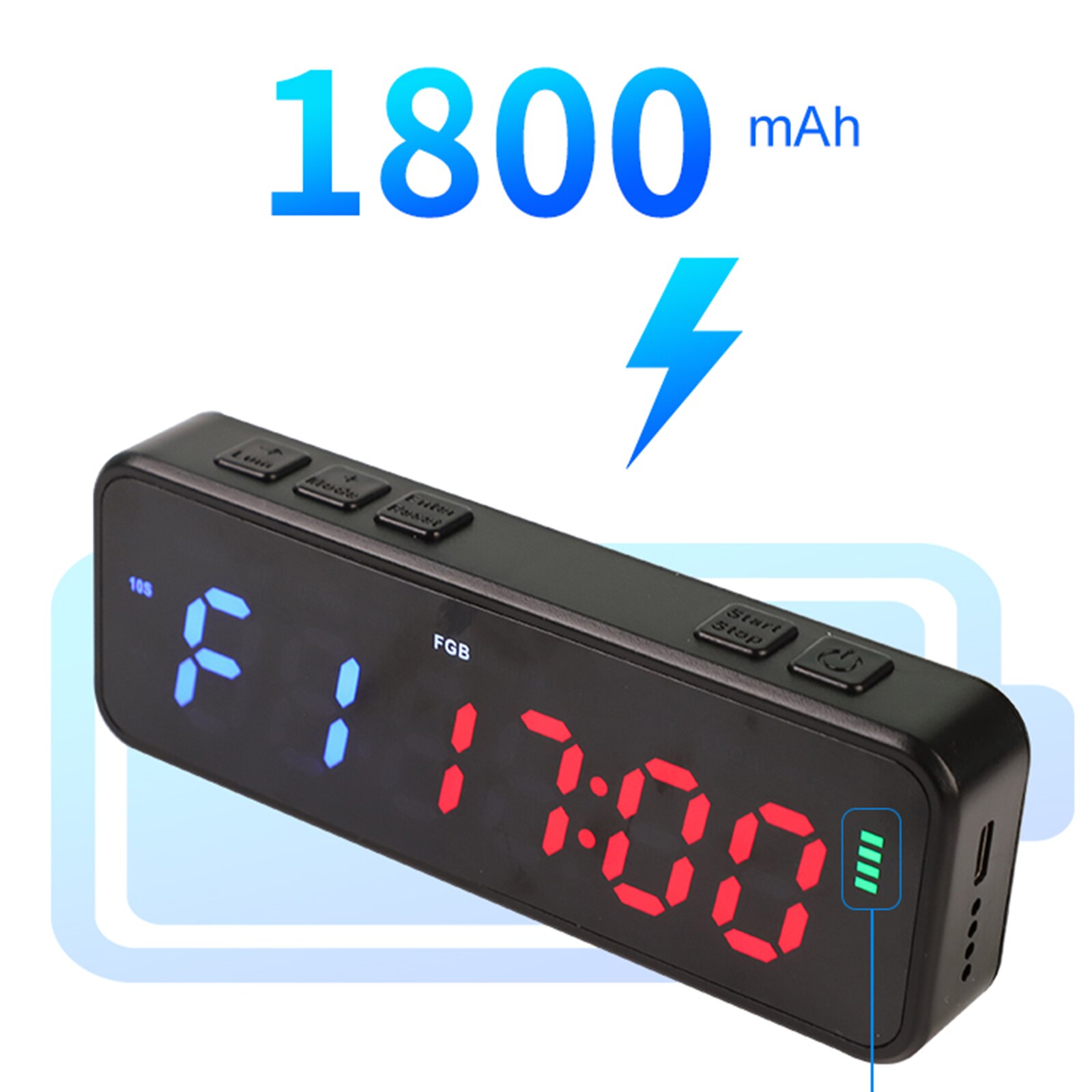 Gym Timer LED Fitness Intervall Timer mit Magnetis... – Grandado