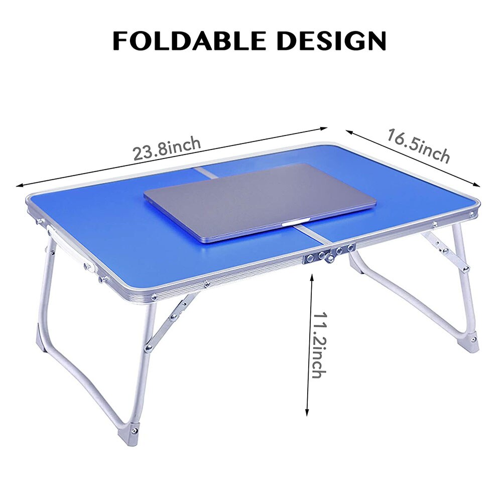 Foldable Laptop Table Lapdesk Breakfast in Bed Tra... – Grandado