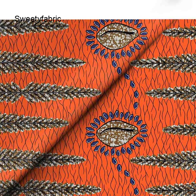 Afrikaanse Stof 100% Katoen Ankara Boom Print Wax ... – Grandado