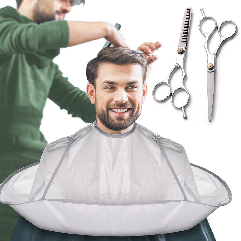 Haircut Suit Barber Cape Apron Styling Haircut Hai... – Grandado