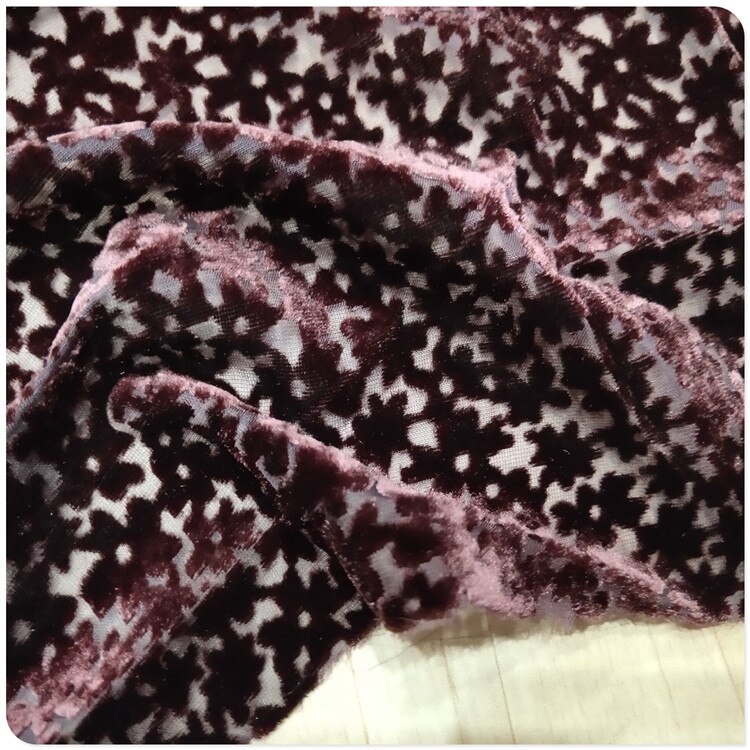 1 Meter Rood Donker Hoogwaardige Zijden Bodem Doek... – Grandado