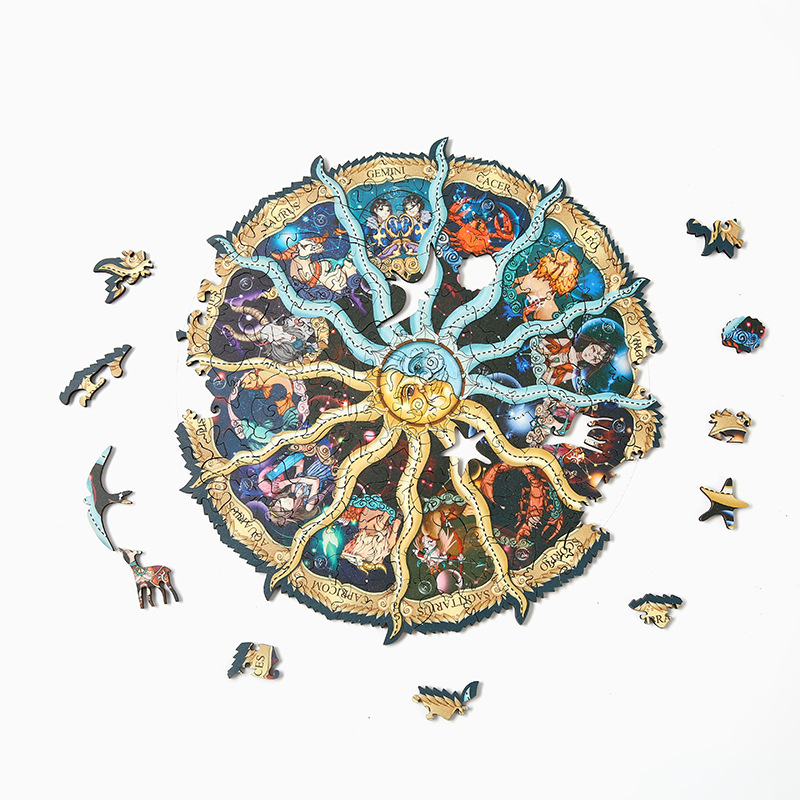 Wooden Jigsaw Puzzle Christmas Puzzle Board Set To... – Grandado