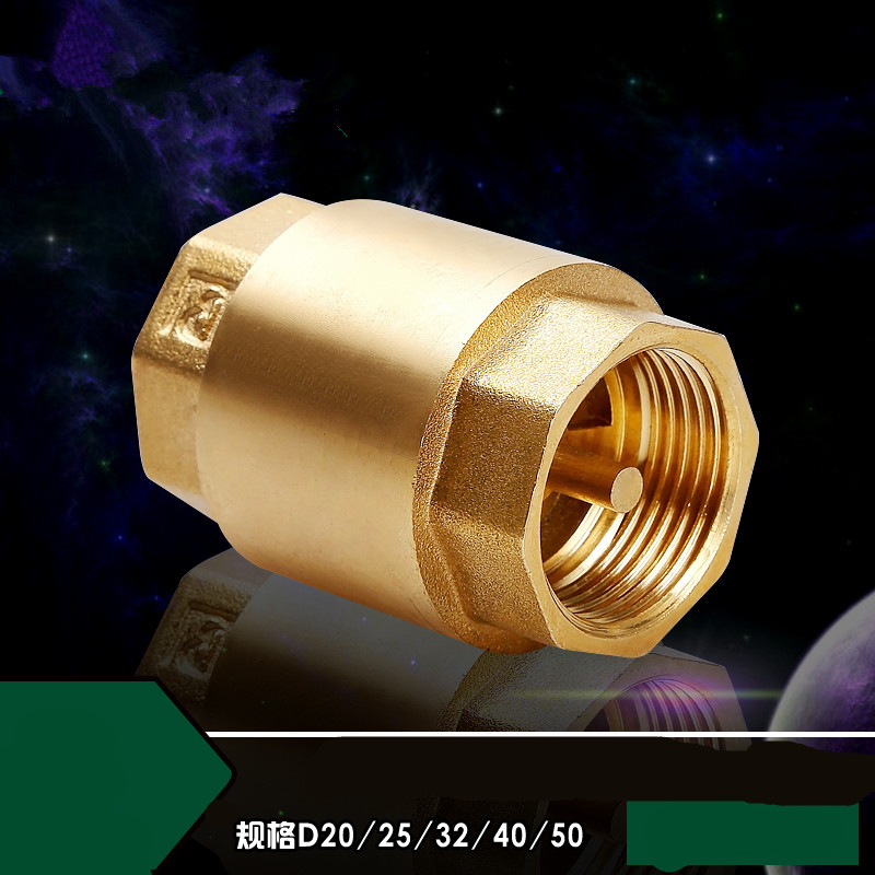 1pc DN15 DN20 DN25 NPT Brass Thread In Line Spring Grandado