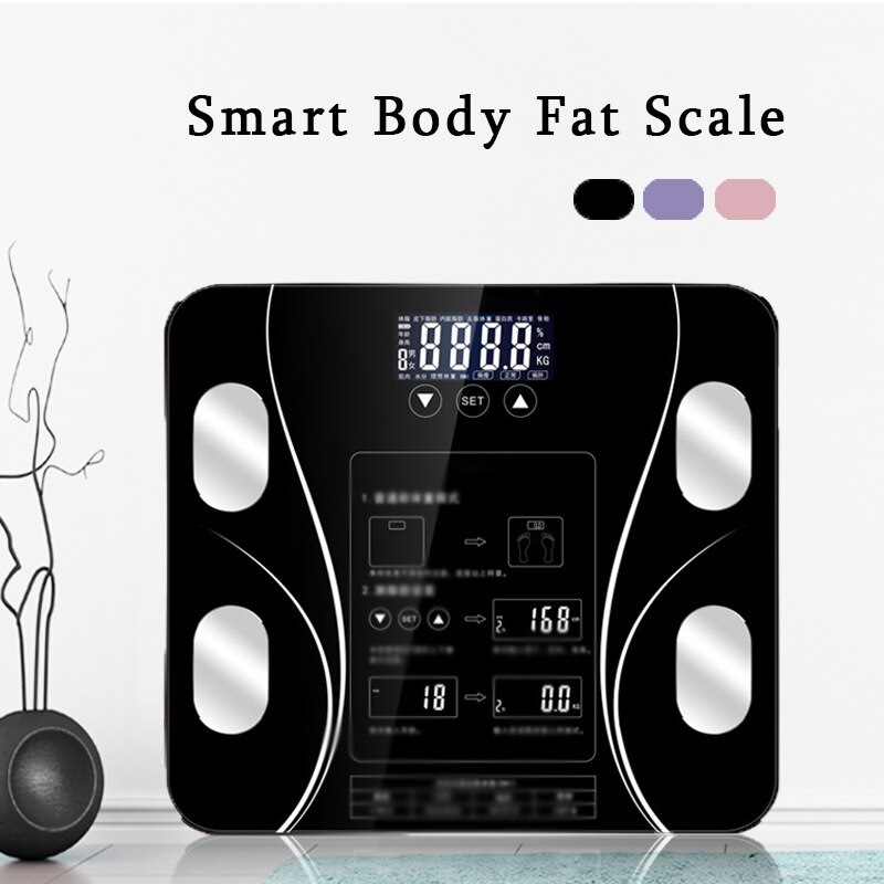 Body Fat Scale Bathroom Smart Digital BMI Scale Hi... – Vicedeal