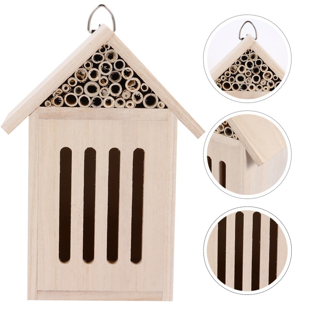 Outdoor Garden Wood Insect House Beehive Bug Room ... – Vicedeal