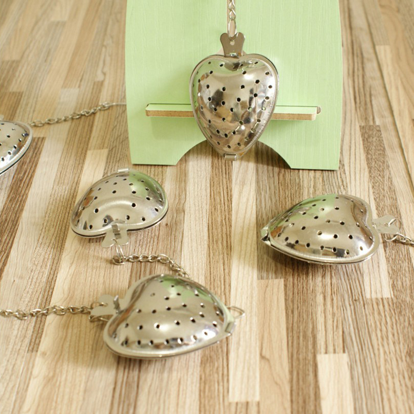 Edelstahl Herz Teesieb Infuser Filter Herb Steiler... – Vicedeal