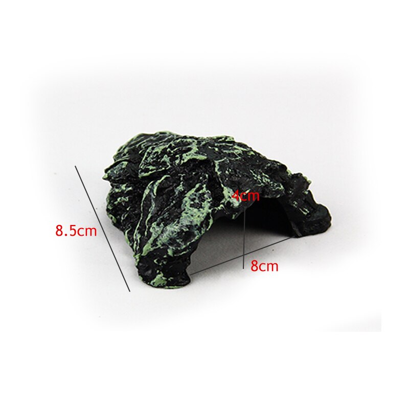 Aquarium Turtle Reptile Hiding Habitat Basking Hid Grandado