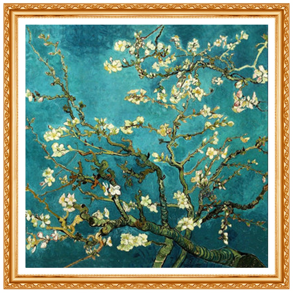 Full Diamond Embroidery World Famous Almond Blosso... – Grandado