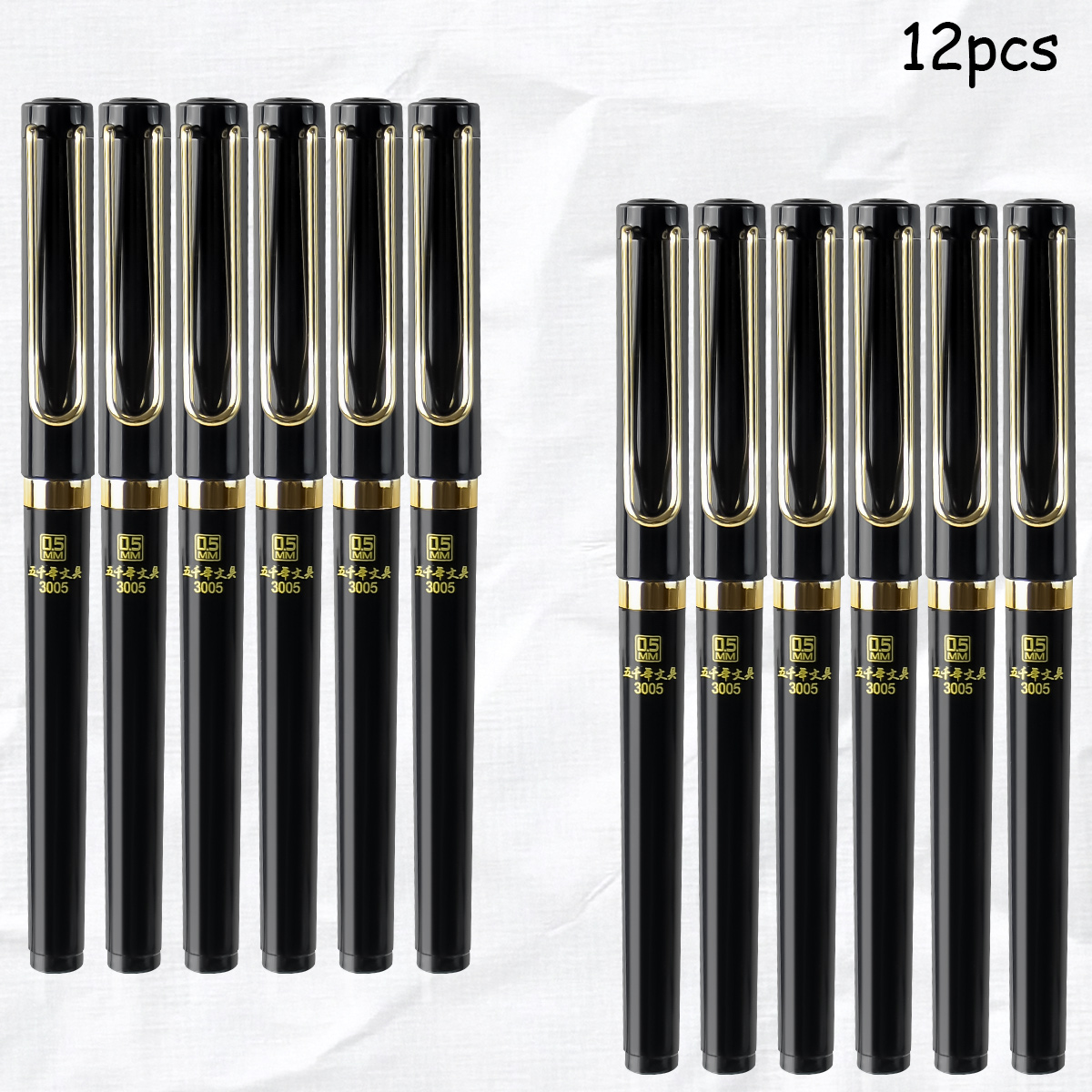 WQN-3/6/12PCS Large-capacity Business Neutral Pens... – Vicedeal
