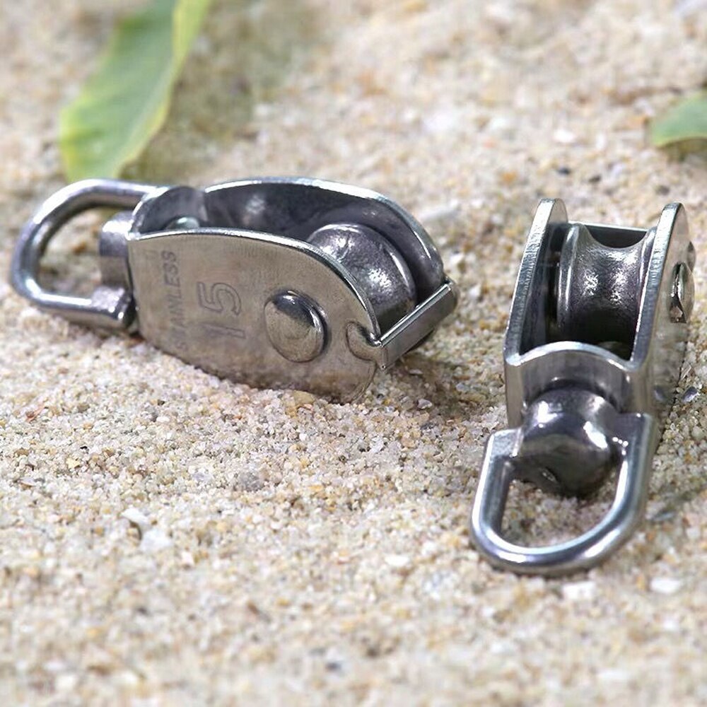 304 stainless steel pulley single pulley u-shaped ... – Vicedeal