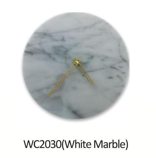 Nordic Marble Wall Clock Modern Minimalist Bedroom... – Vicedeal