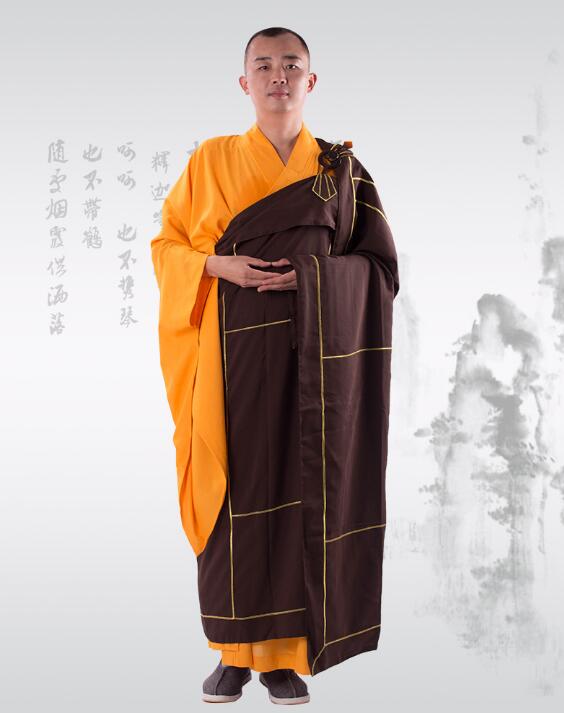 Buddhist monk robes Zen Cassock Monk cloth Meditat... – Vicedeal