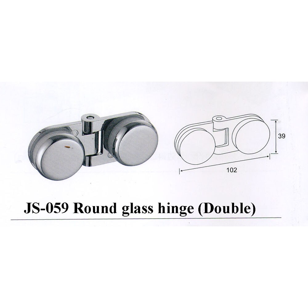 Zinc alloy material round glass hinge for gradevin... – Grandado