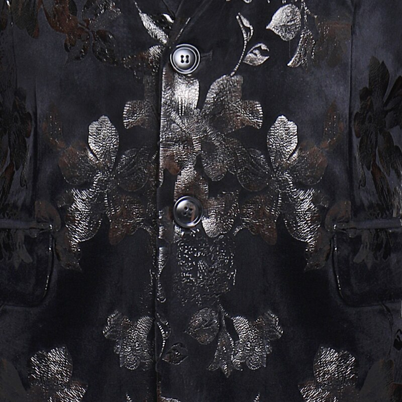 Mens Wedding Suits Luxury Brand Gold Bronzing Leaf... – Vicedeal