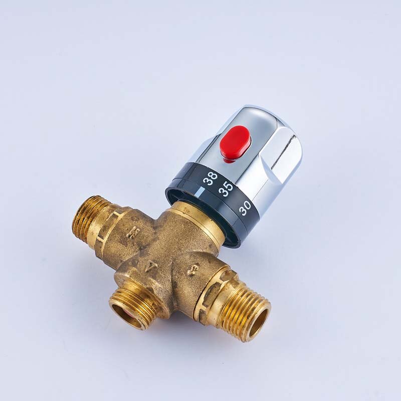 Badeværelsestilbehør termostatventil krom færdig s... – Grandado