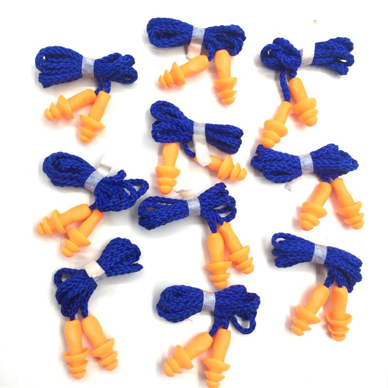 Soft Silicone Corded Noise Cancelling Ear Plugs Ea... – Grandado