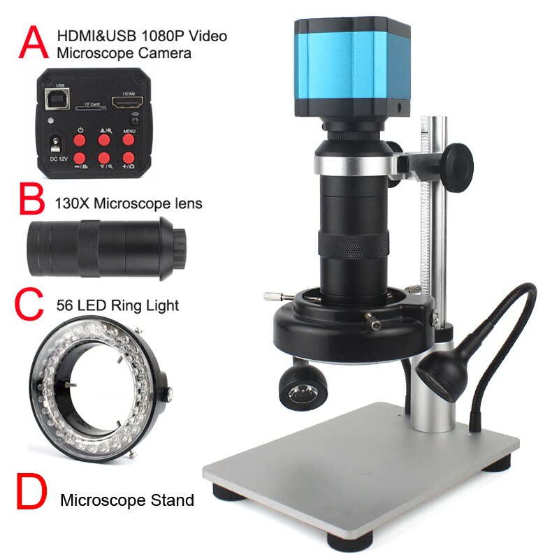 2K HDMI Digital Video Monocular Microscope Digital... – Grandado