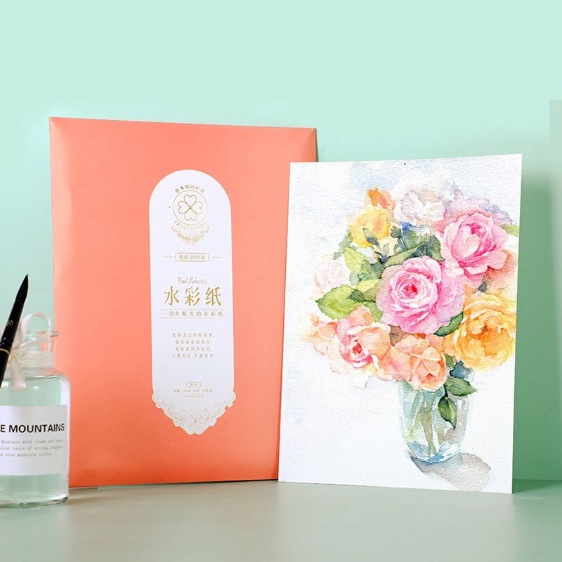 Watercolor Paper 100% Cotton Papers 300g Glitter W... – Grandado