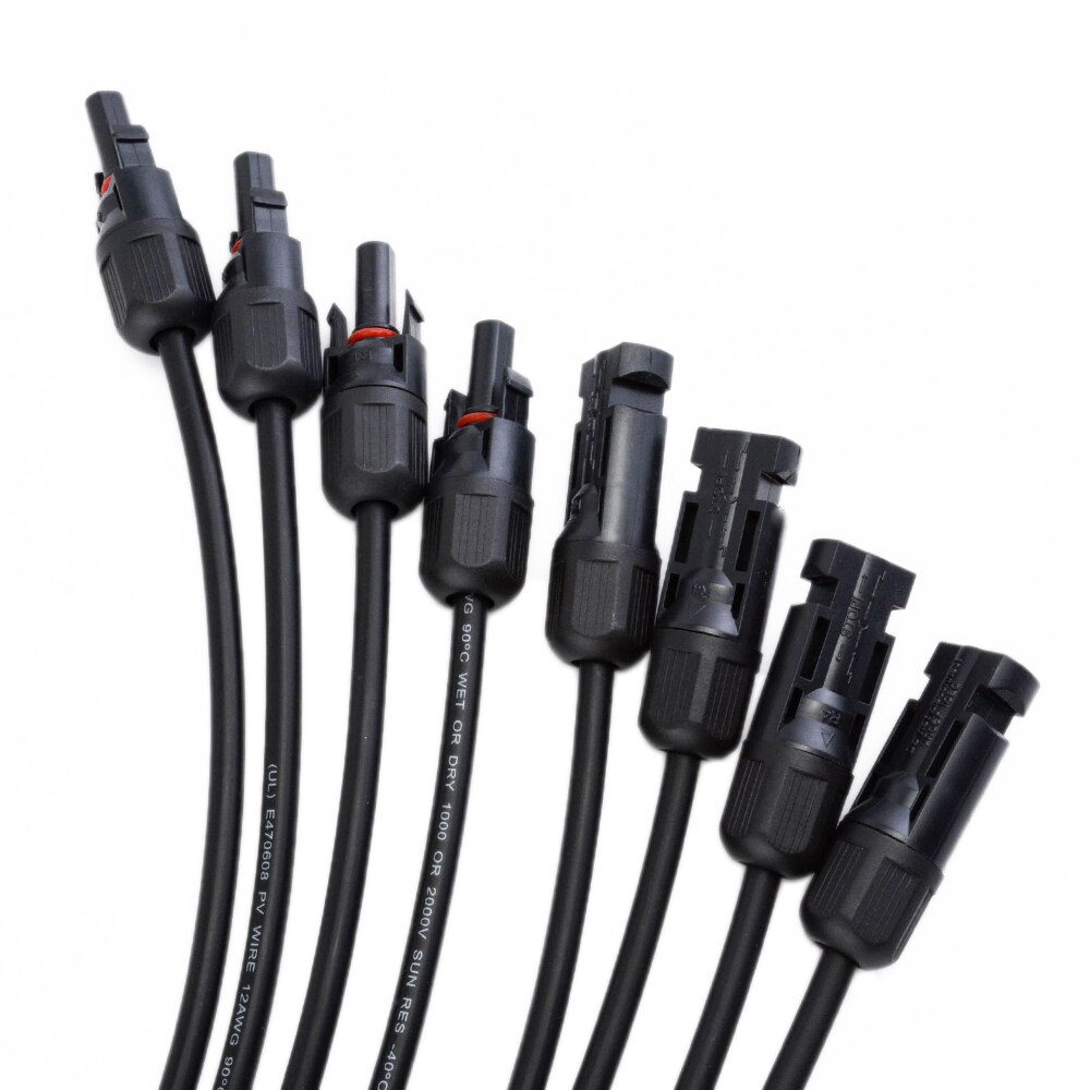 1 Pair 4-Y Solar Panels Parallel Connection Connec... – Vicedeal