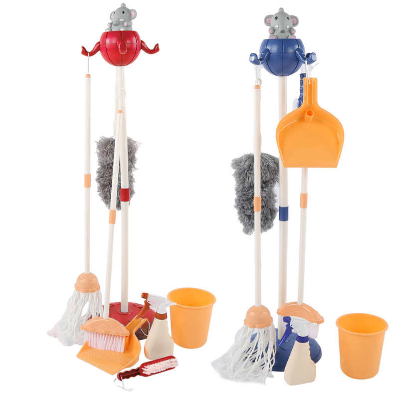 Mini Clean Up Cart Kids Cleaning Set Simulation Pr... – Vicedeal