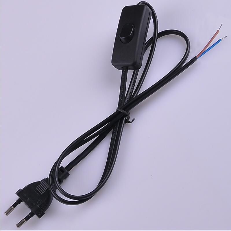 1.8M Black White Transparent Switch Cable Light Mo... – Grandado