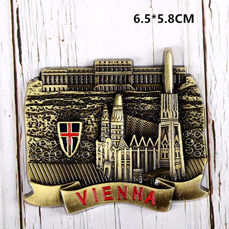 French Paris landmark fridge magnet Refrigerator p... – Grandado