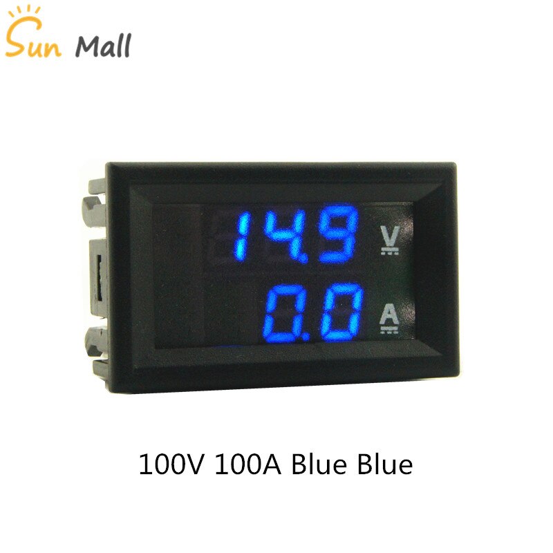 DC 100V 100A Blue Blue Mini 0.28inch LED Digital V... – Vicedeal