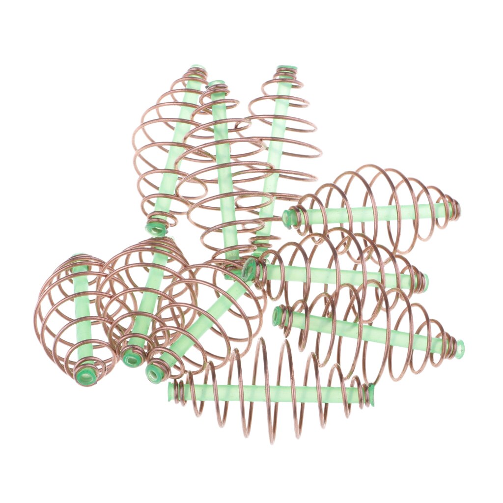 10pcs Metal Fishing Feeders Bait Launcher Bulk Fis... – Vicedeal