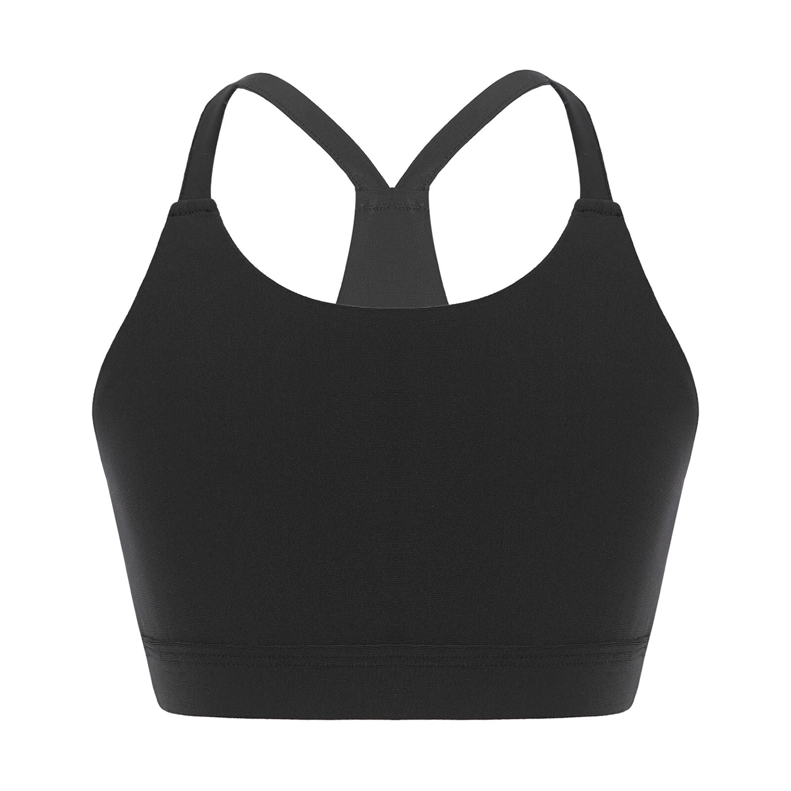 Kids Girls Cotton Round Neck Strappy Back Open Bac... – Grandado