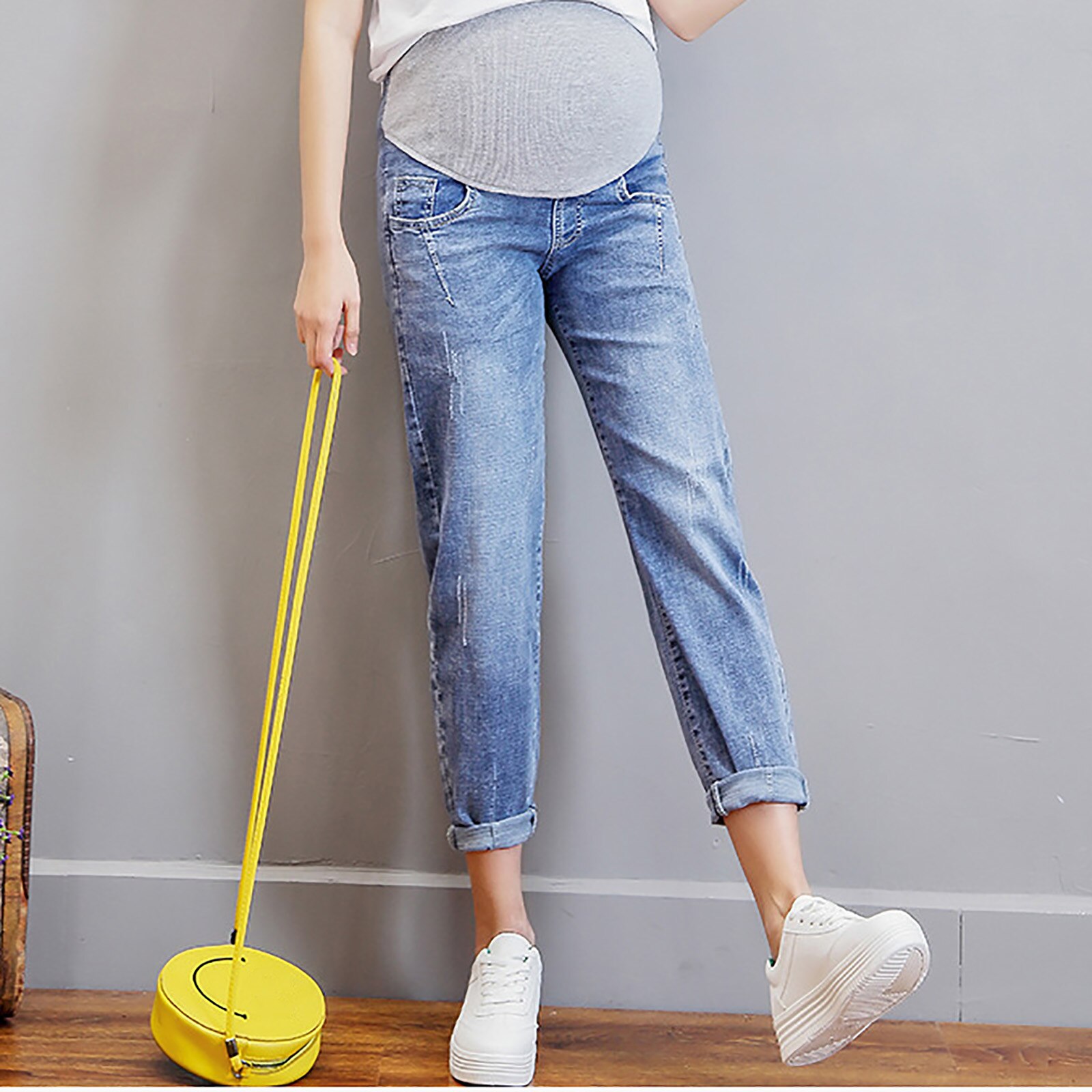 Maternity Jeans Spring Autumn Pregnant Women Elast... – Grandado