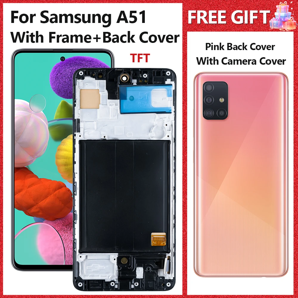TFT 6.5'' Display Screen For Samsung Galaxy A51 LC... – Grandado