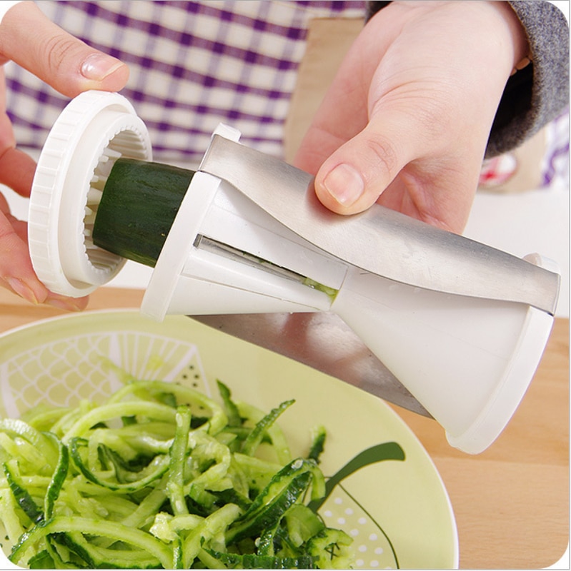 Spiral Vegetable Slicer Fruit Cutter Peeler Kitche... – Vicedeal