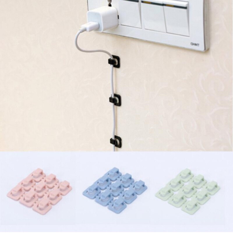 Mini wire cable organizer Computer Data Cable Clip... – Vicedeal