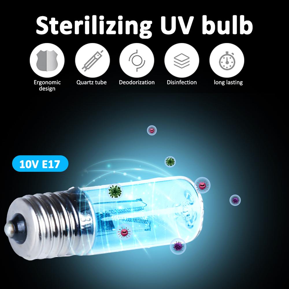 Uvc Ultraviolet Uv Licht Buis Lamp 3W Dc 10V E17 D... – Vicedeal
