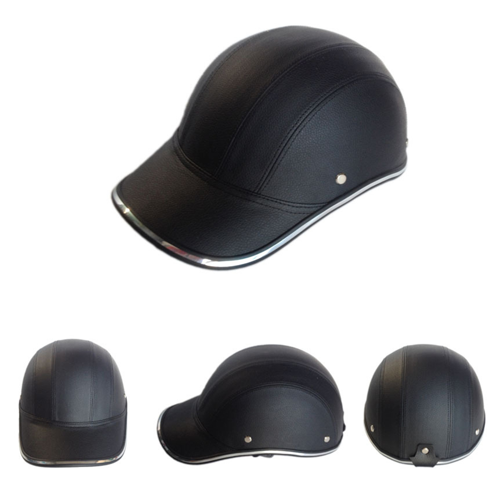 Motorcycle Half Helmet Baseball Cap Style Half Fac... – Vicedeal