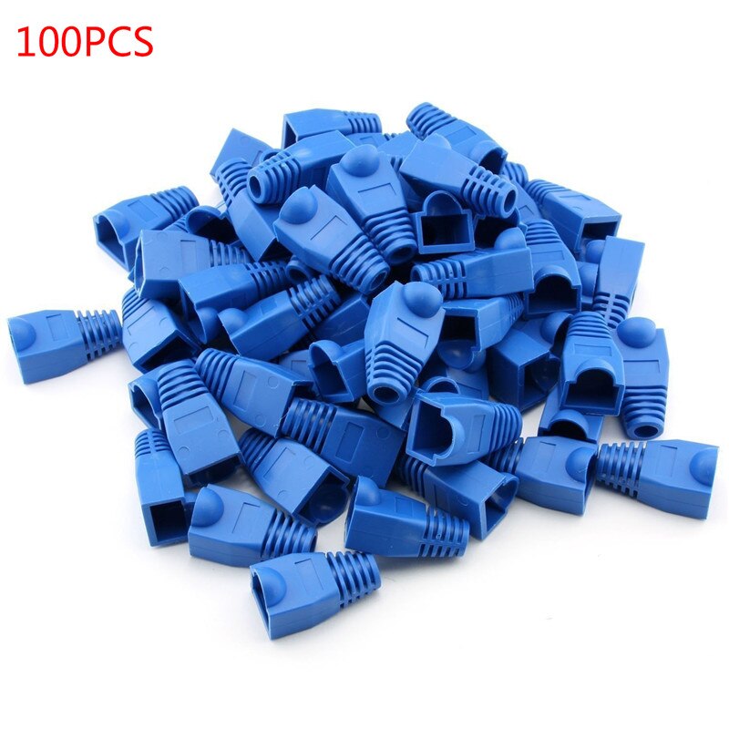 100Pcs RJ45 Cable Protector Cord Durable Solid Col... – Grandado