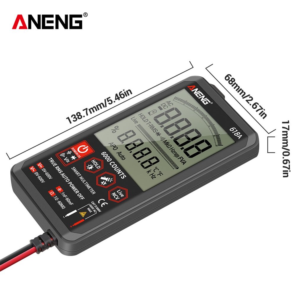 Digitale Multimeter Smart Screen Dc Analoge Bar Tr... – Grandado