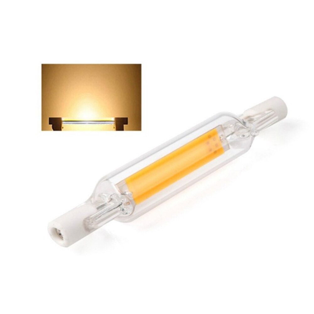 Glass Tube R7S COB LED bulb 78mm 5W Cold White War... – Grandado