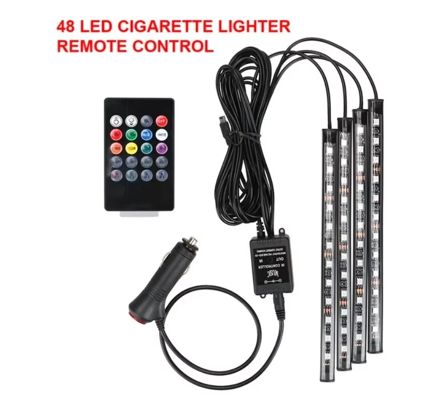Universal Car RGB Ambient Lights LED Strip Interio... – Grandado