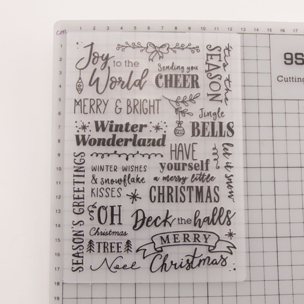1PC Non-toxic Merry Christmas Bells Words Pattern ... – Grandado